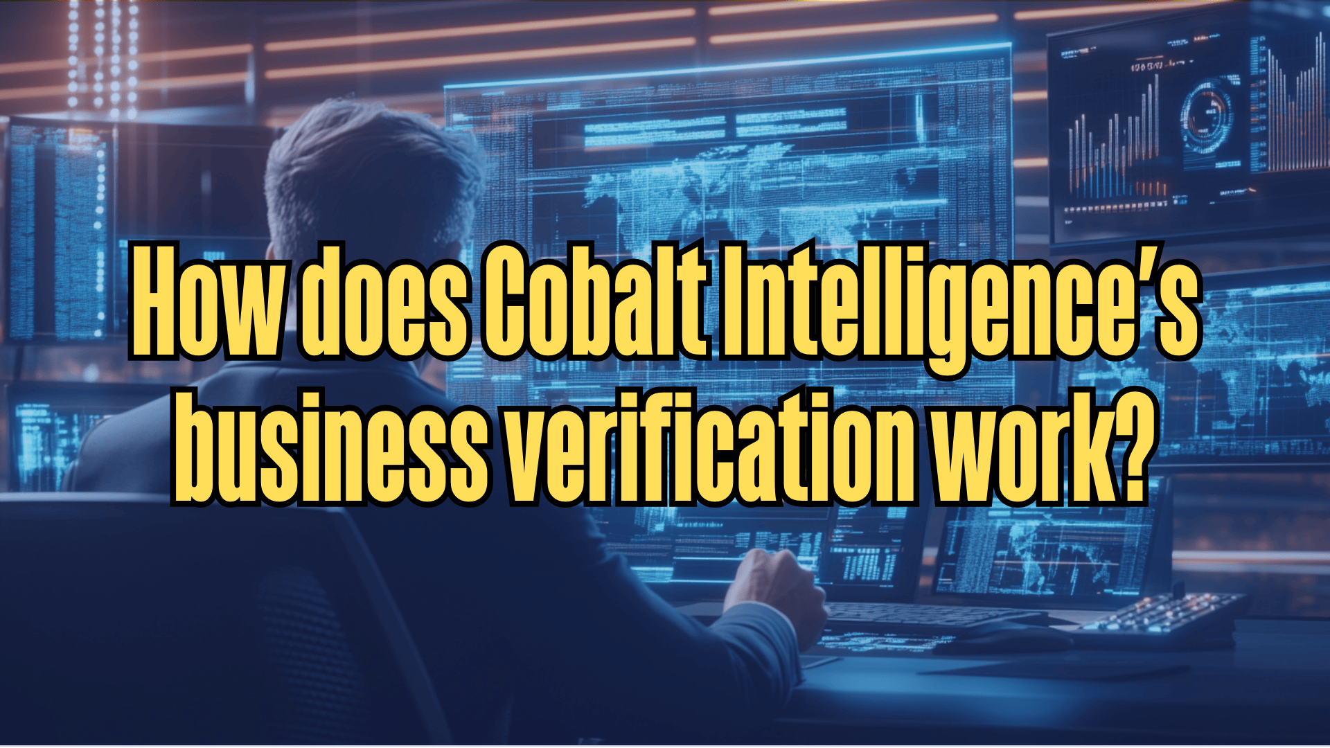 How does Cobalt Intelligence's business verification work